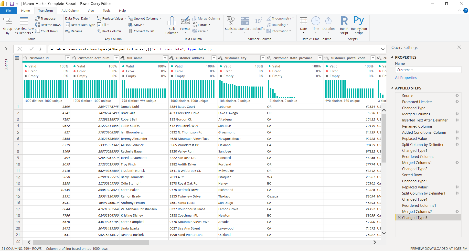 Power BI Portfolio